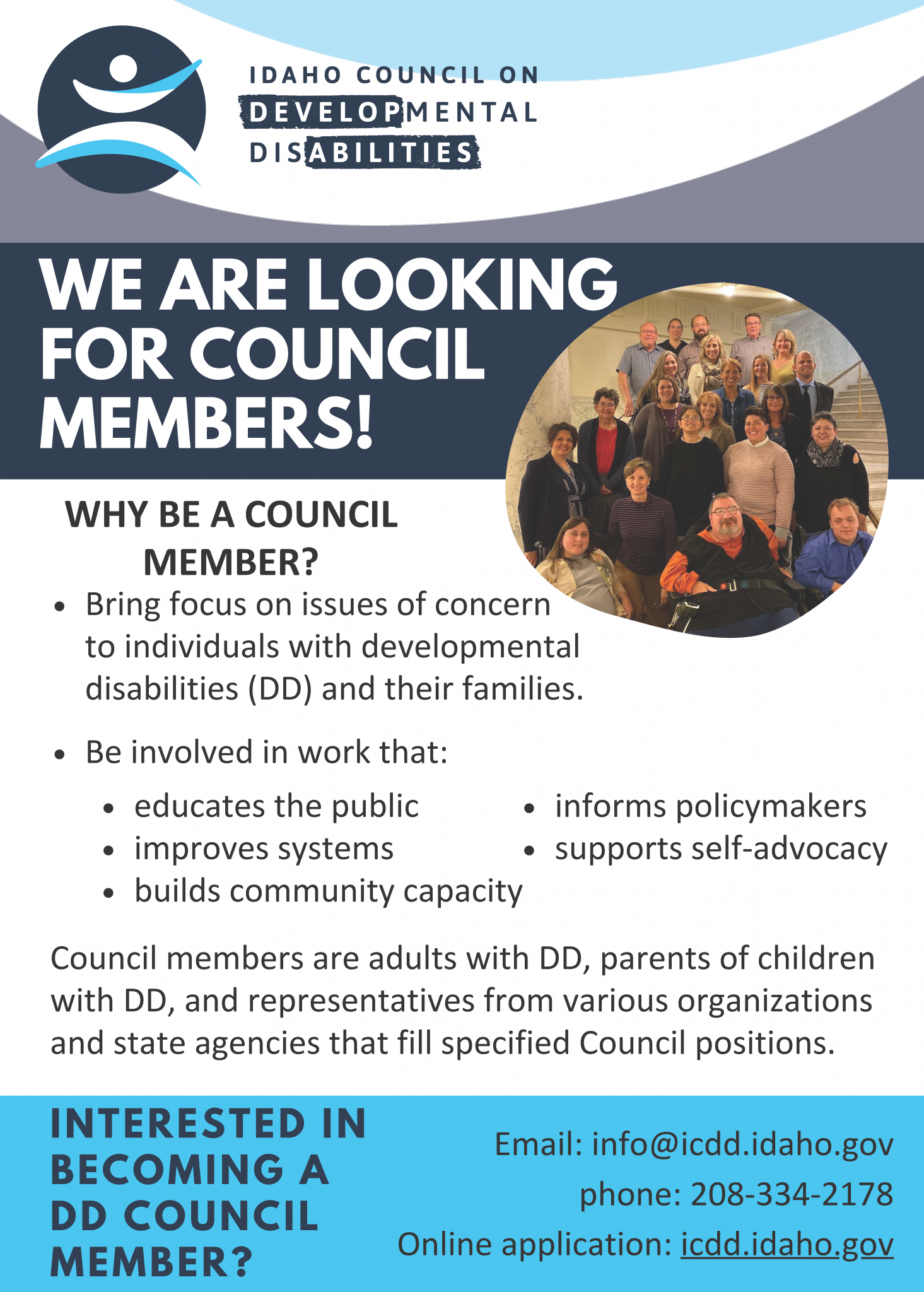 Member Application | Council on Developmental Disabilities